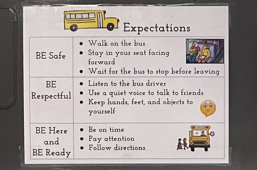 School Bus Rules For Students Safety BALD EAGLE AREA CYBER ACADEMY